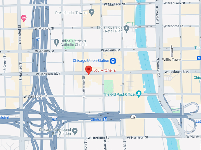 Lou Mitchell’s 10 Map