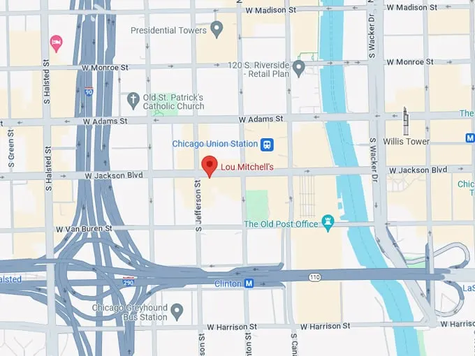 Lou Mitchell’s 10 Map