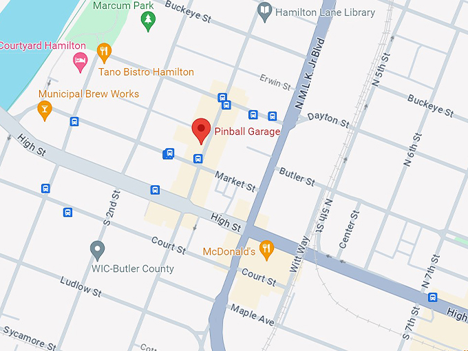 pinball garage 10 map