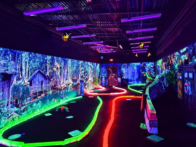 Rainforest Black Light Golf & Arcade 1