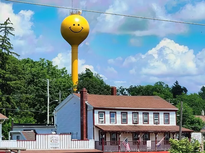 smiley water tower 1