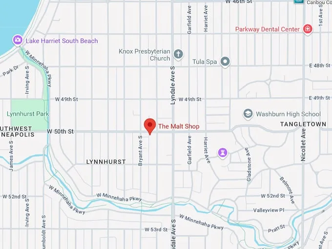 the malt shop 10 map