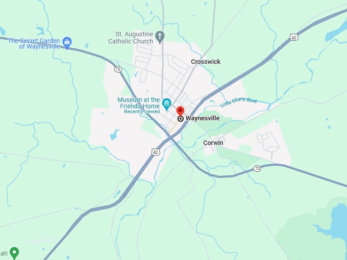 Waynesville 10 Map