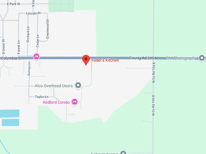 yoder's kitchen 10 map