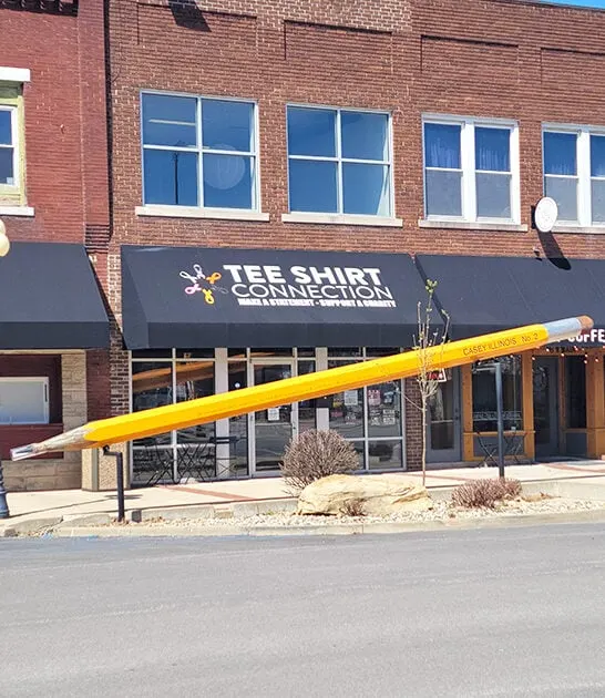 quirky oversized pencil illinois ftr