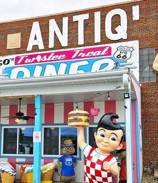 quirky roadside diner illinois ftr