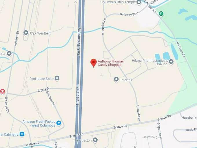 anthony thomas candy company 10 map