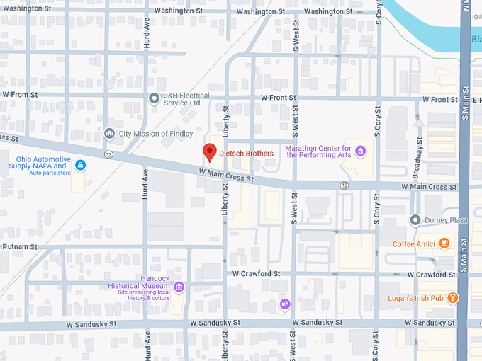dietsch's brothers ice cream 10 map
