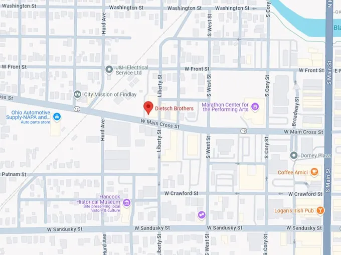 dietsch's brothers ice cream 10 map