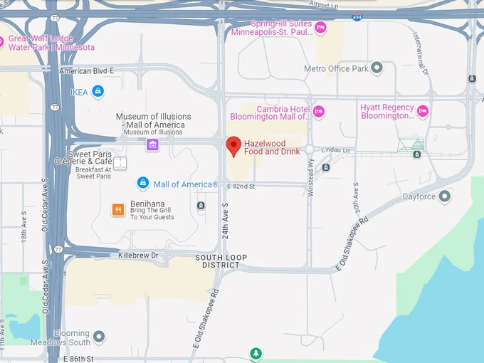 hazelwood food and drinks 10 map