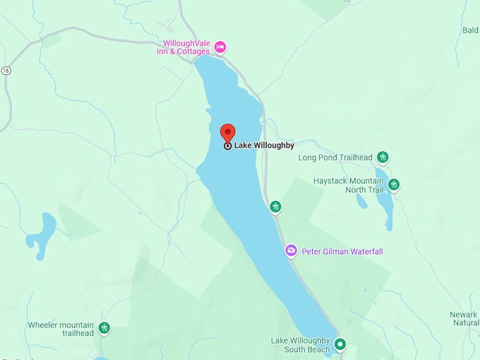 lake willoughby 10 map