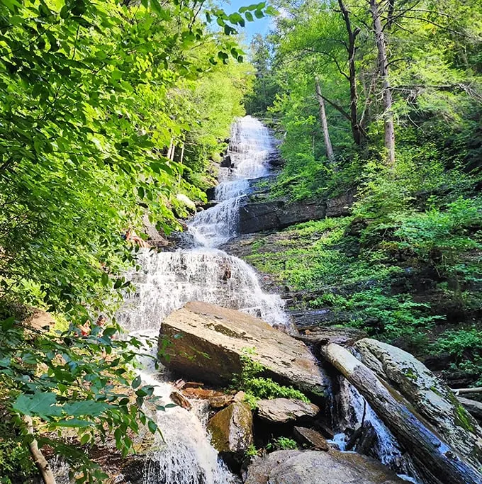 lye brook falls 1