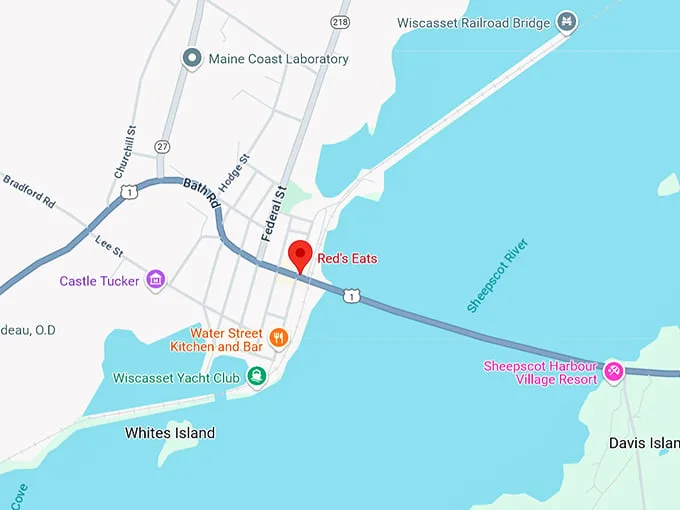 red's eats 10 map