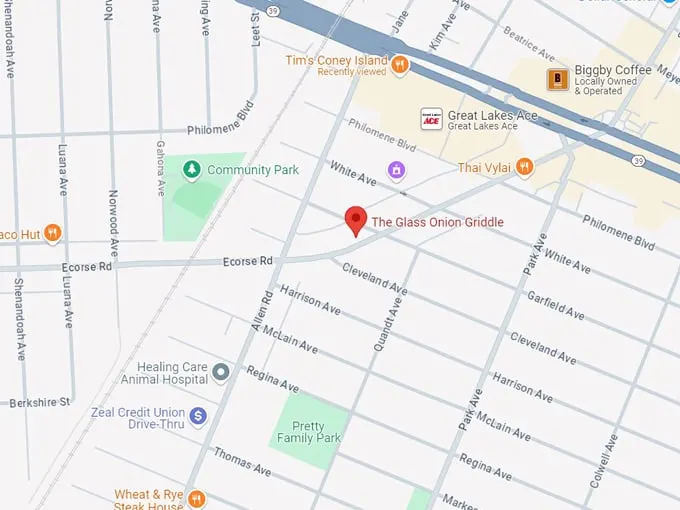 the glass onion griddle 10 map