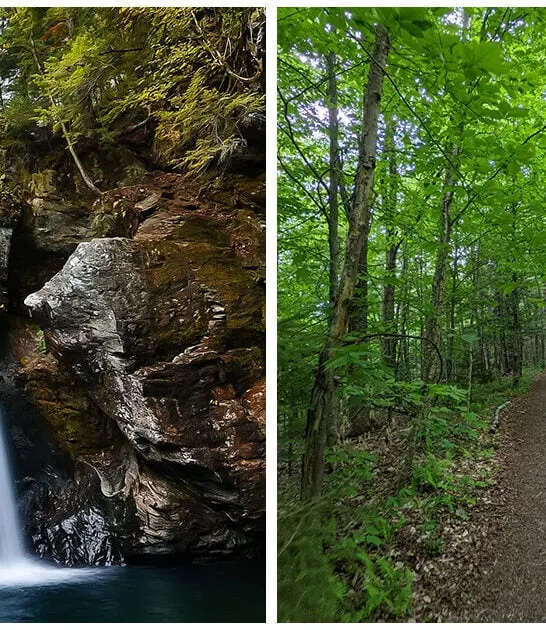 beautiful waterfall vermont ftr
