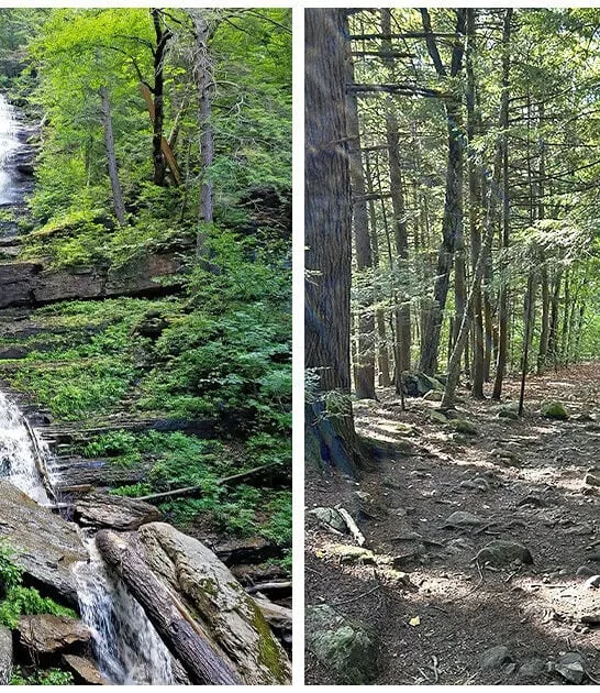 vermont stunning secret waterfall ftr