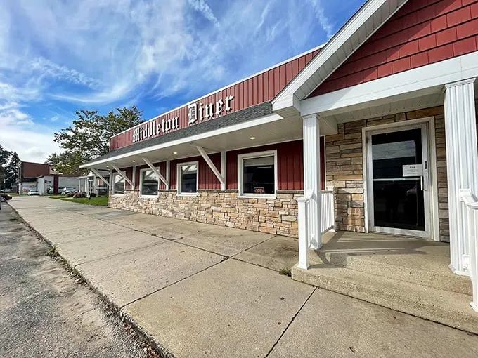 A red-and-white beacon of culinary delight, the Middleton Diner stands ready to satisfy your hunger and tickle your taste buds.