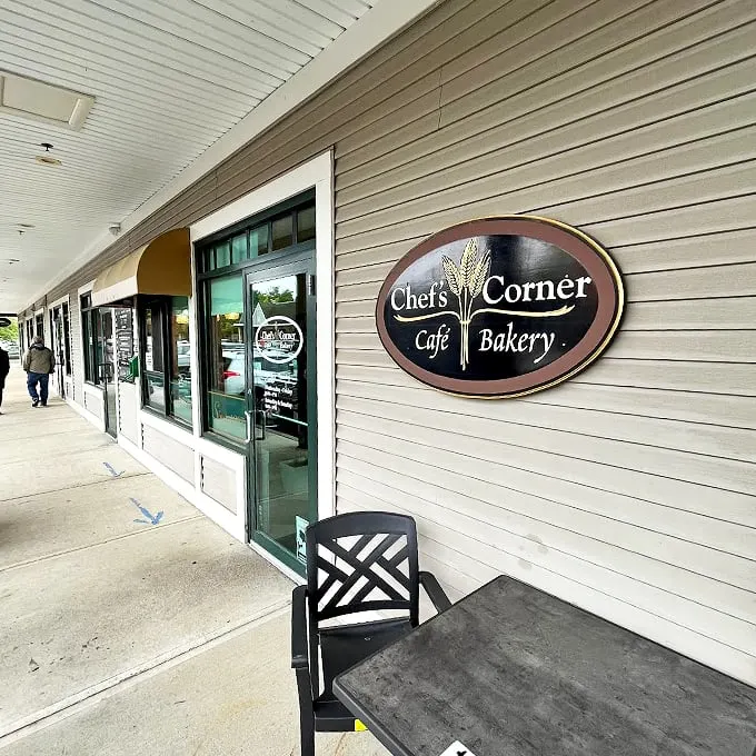 A welcoming storefront that promises comfort and charm, with the kind of signage that says "Yes, you've found your new favorite spot."
