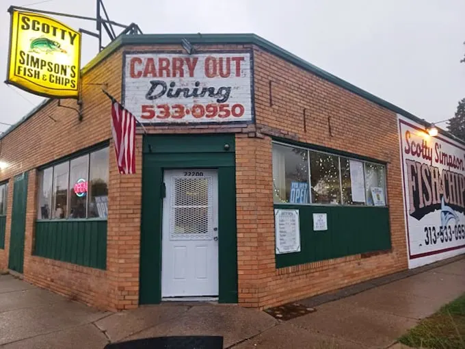 Welcome to Scotty Simpson's, where the neon sign shines brighter than a fisherman's hopes on opening day!