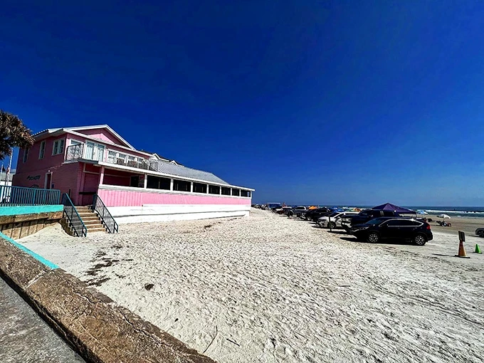 Like a pink flamingo dipping its toes in the Atlantic, The Breakers stands proudly on New Smyrna Beach, offering views that will make your Instagram followers jealous.