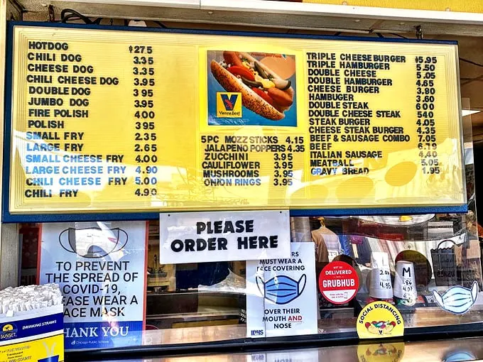 Decisions, decisions! Don's menu is a treasure map of taste, each item a delicious X marking the spot.