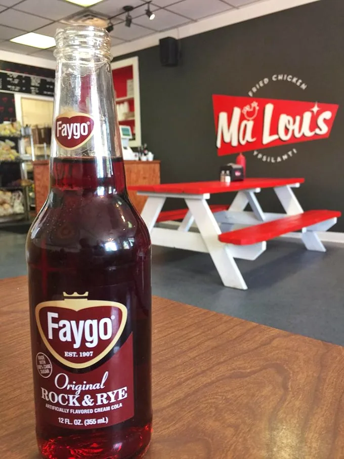 When in Michigan, do as the Michiganders do! Wash down your meal with this local favorite—it's the cherry on top of your Ma Lou's experience