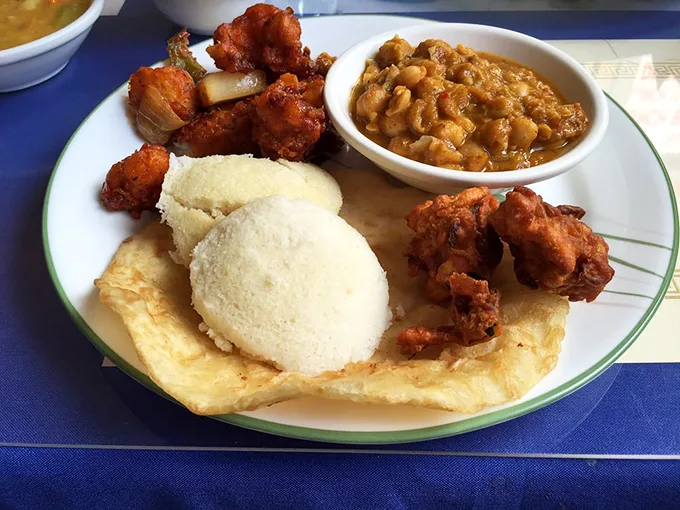 Talk about a well-rounded meal! This plate's got more variety than a Wisconsin cheese shop, and twice the flavor!