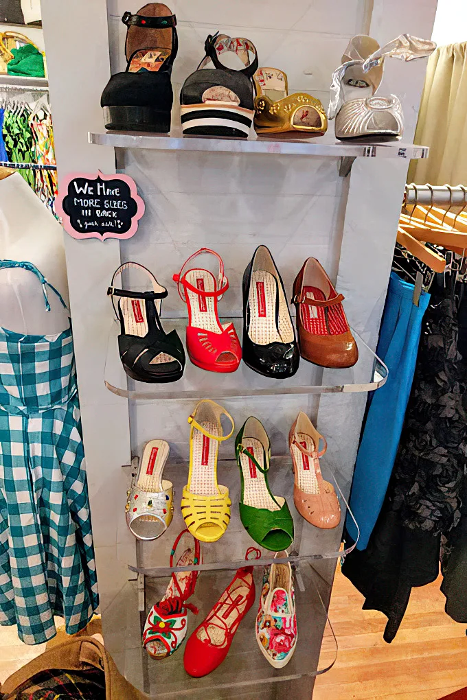 These shoes weren't made for walking—they were made for wowing! From mod to modern, this footwear feast is a step back in time.