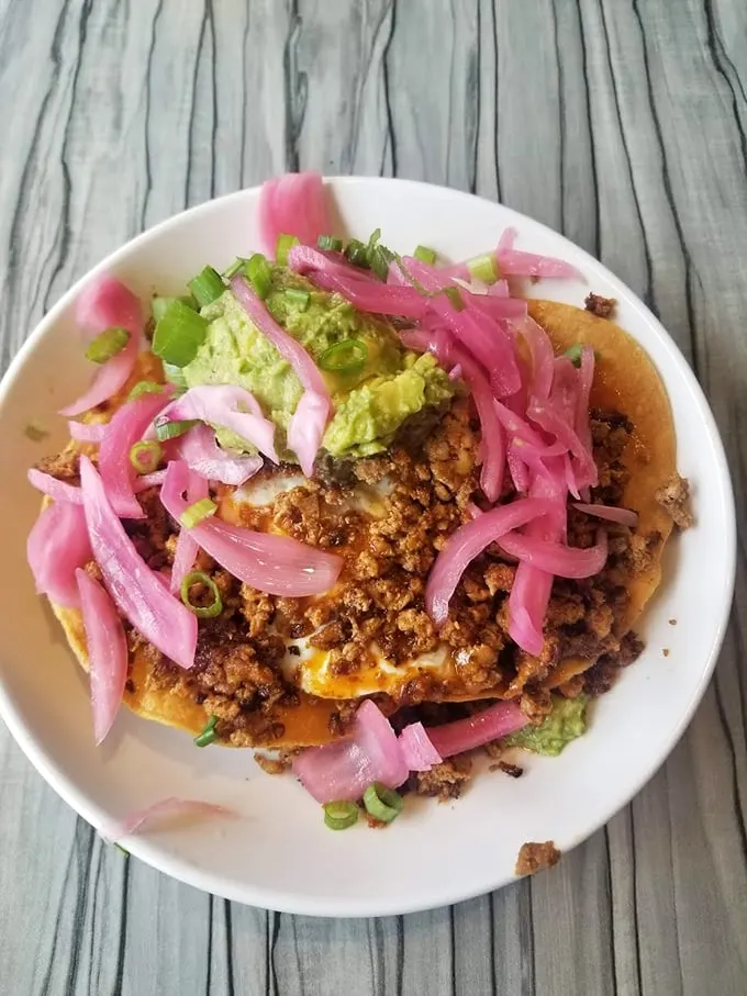 Third time's the charm with these huevos rancheros—a dish so nice, we had to show it thrice! 