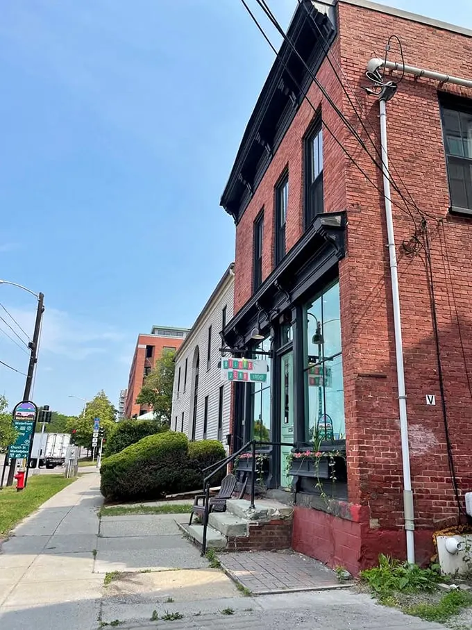Vespa dreams and vintage vibes! This charming corner of Bennington is where retro chic meets small-town charm, complete with a splash of flower power.