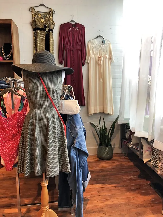 From Gatsby glam to disco fever, this clothing cornucopia is a fashionista's playground. Who knew time travel could be so stylish?