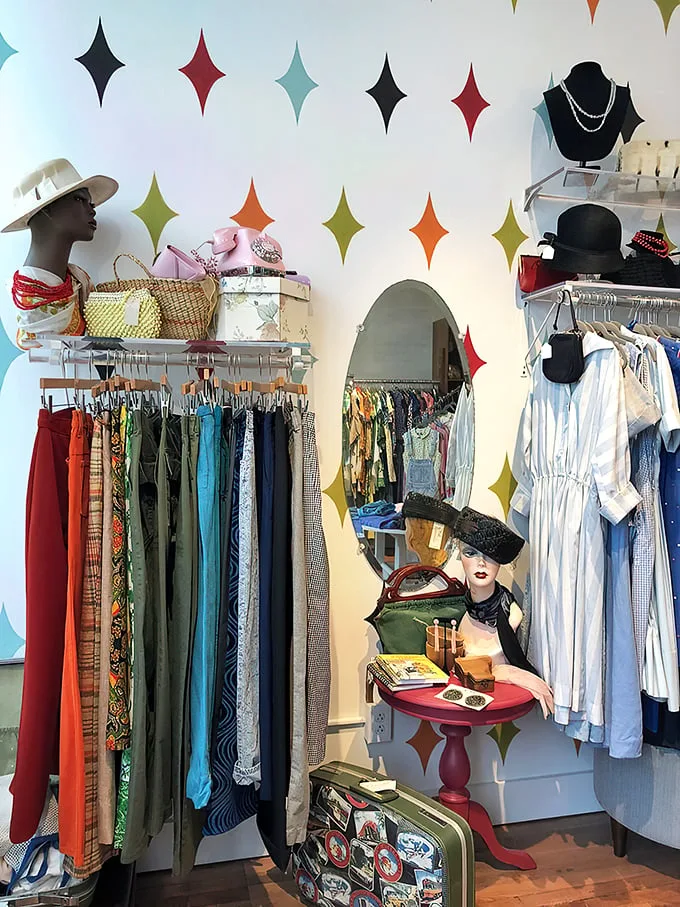 Hats off to this sartorial smorgasbord! A feast for the eyes where every hanger tells a story and every accessory whispers tales of bygone eras.