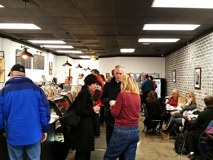 Is it the smell of fresh coffee or the friendly chatter that fills this place with warmth?