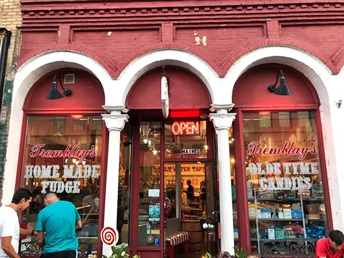 Where time stands still, but your sweet tooth keeps ticking. The classic storefront is a portal to simpler, sugarier times.