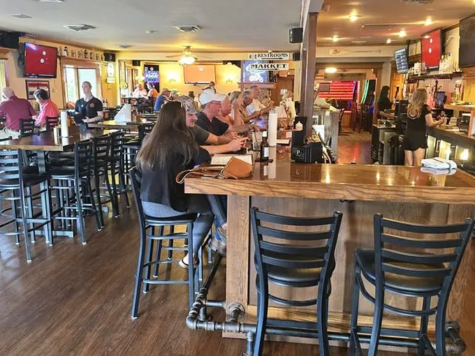 Where strangers become friends over shared love of barbecue. The lively atmosphere is as warm and inviting as the food.