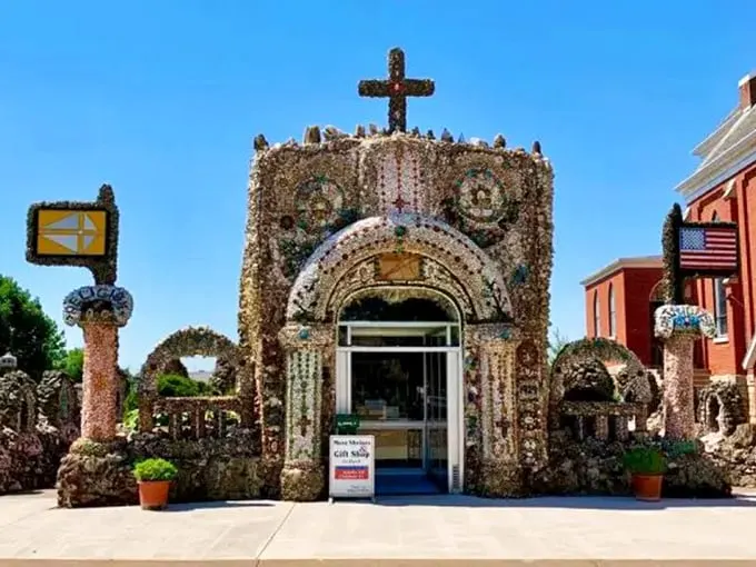 A glittering testament to devotion and decoration. It's like a kaleidoscope exploded and formed the most fabulous shrine ever.