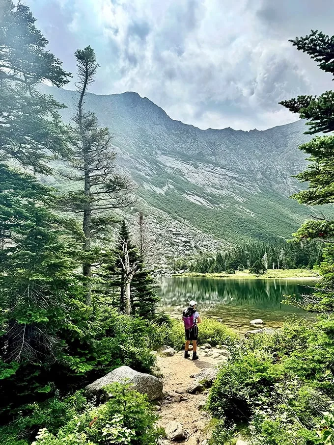 chimney pond trail 1