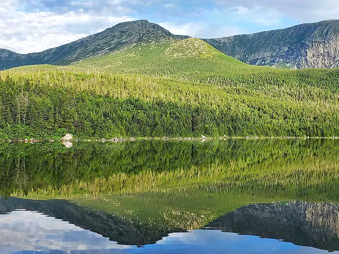 chimney pond in baxter state park 1