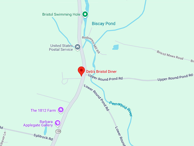 deb’s bristol diner 10 map