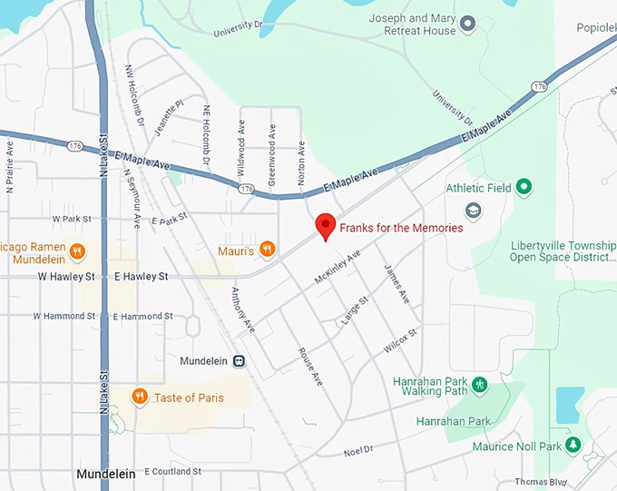 franks for the memories 10 map