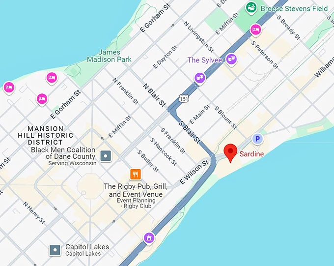 sardine 10 map