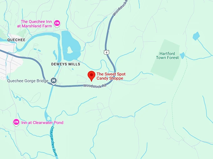 the sweet spot candy shoppe 10 map