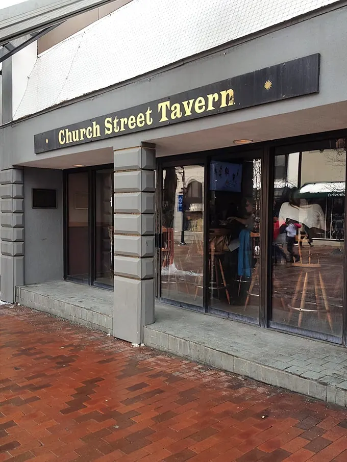 Welcome to flavor town! Church Street Tavern's unassuming exterior belies the culinary treasures waiting inside. Like a book with a plain cover but thrilling plot.
