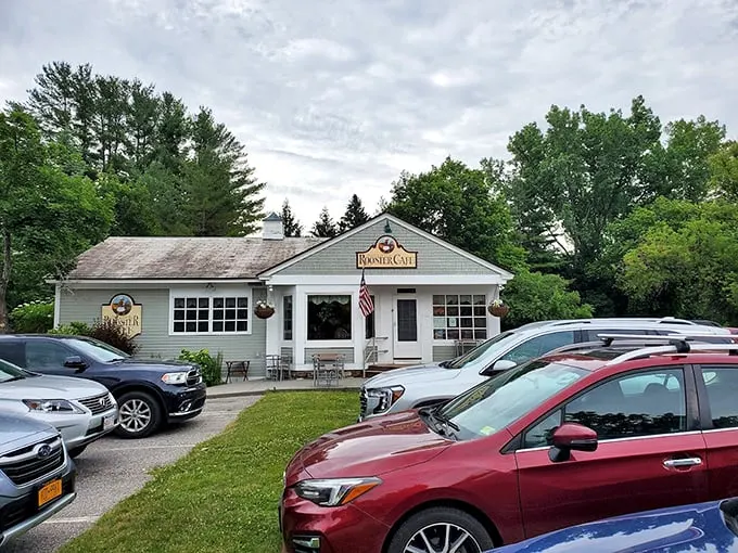 Welcome to breakfast paradise! The Little Rooster Café stands proud, a beacon of hope for hungry travelers and locals alike.