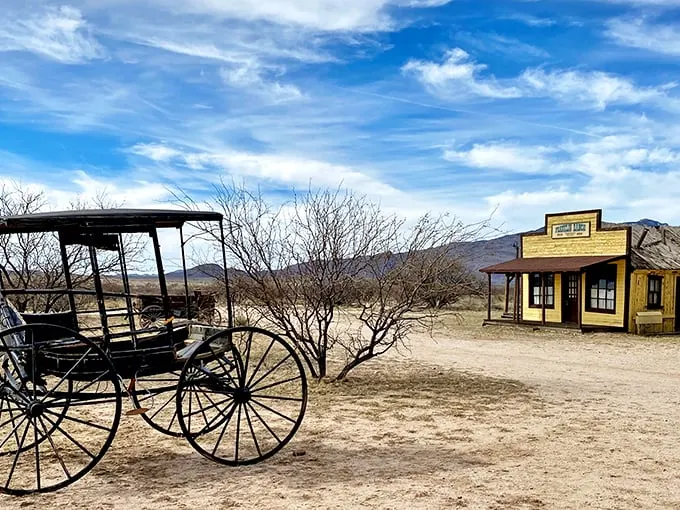 Welcome to the Wild West, where time stands still and your inner cowboy comes alive. This stagecoach isn't just for show – it's your ticket to adventure! Photo credit: Path Finder