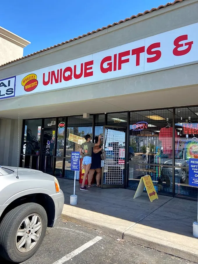 Step into a world where "unique" isn't just a word on the sign—it's a promise of whimsical discoveries waiting inside.