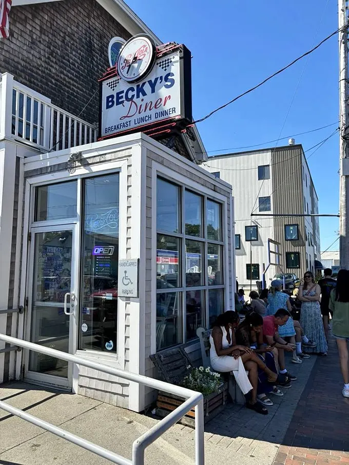 A classic Maine diner where the line outside tells you everything you need to know about what's waiting inside.