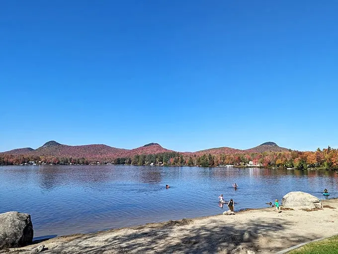 Nature's own infinity pool! Lake Groton stretches out like a mirror, reflecting mountains that seem to say,