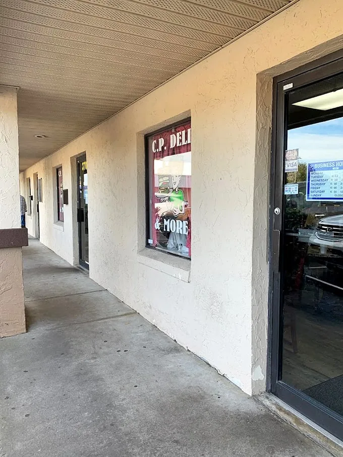 Welcome to flavor town! CP Deli's unassuming facade hides a world of culinary delights, proving you can't judge a book by its cover - or a deli by its siding.