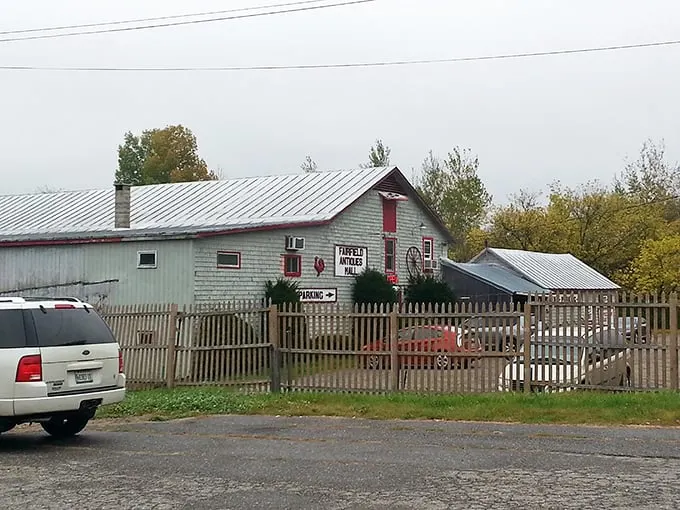 Step right up to the time machine disguised as a barn! This weathered wonder promises treasures beyond your wildest yard sale dreams.
